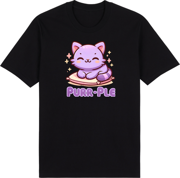 Purr-Ple Cat – KuroNeko Ink