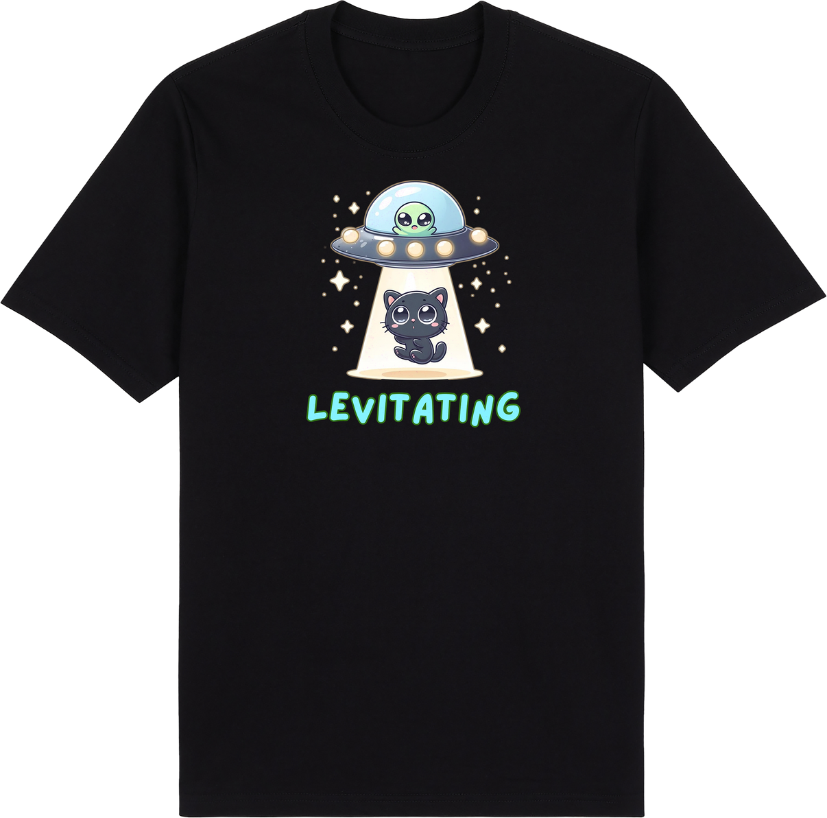 Levitating Cat – KuroNeko Ink