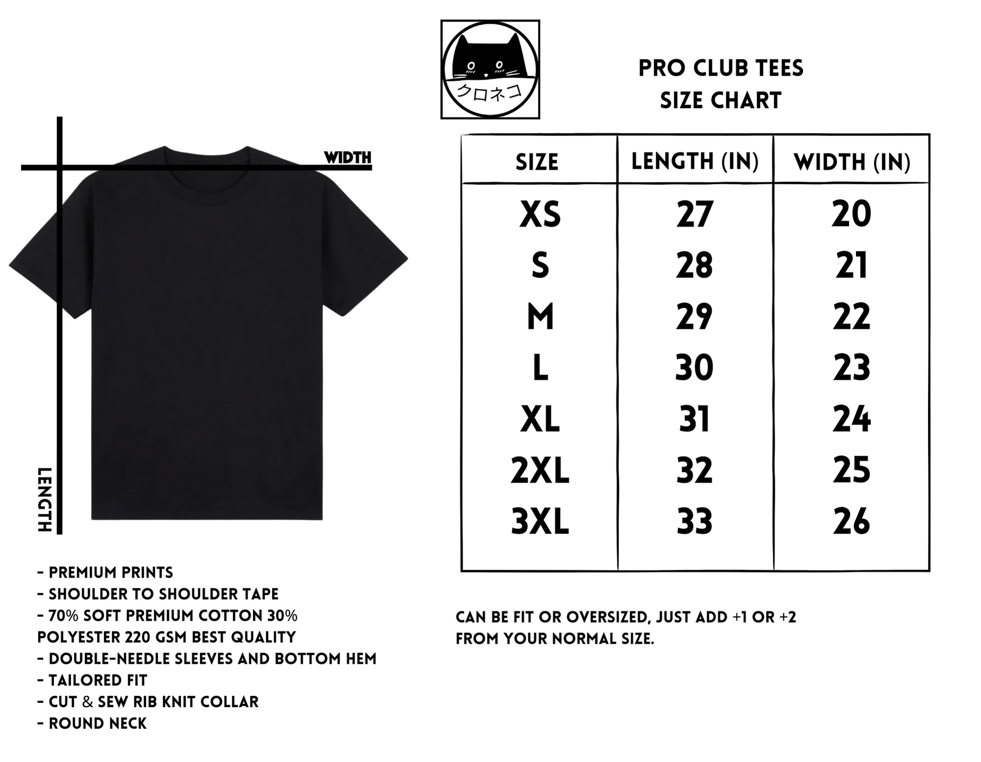 Shark Cat (Oversized Tees) – KuroNeko Ink